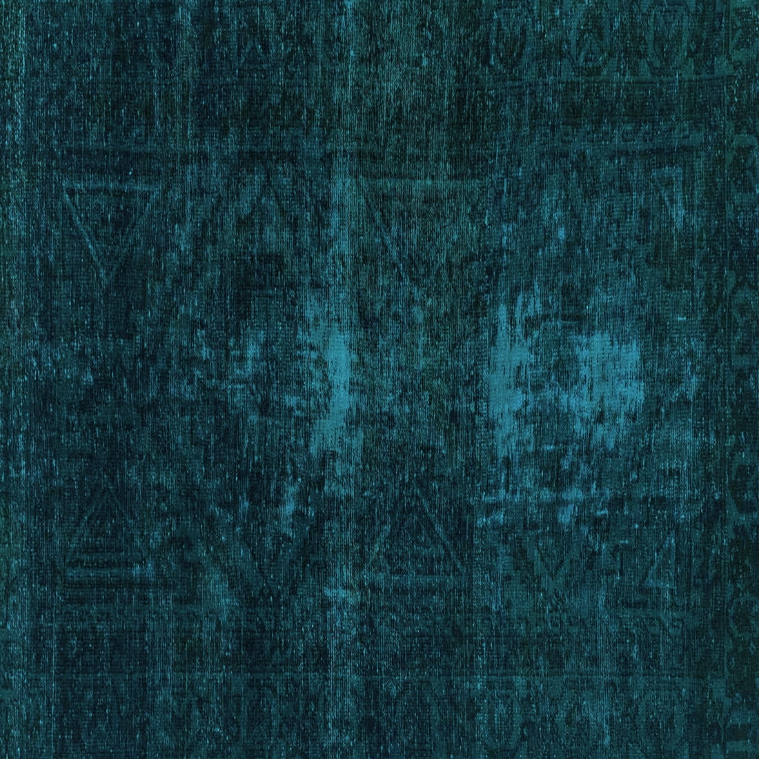 Ahgly Company Indoor Square Persian Light Blue Bohemian Area Rugs, 7 ...