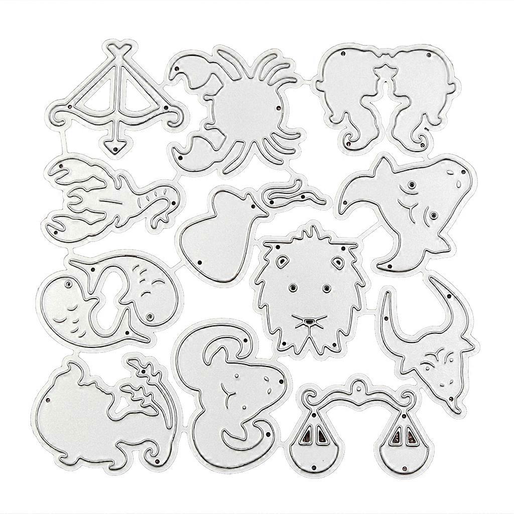 Molde de plantilla de relieve con troquel de corte de signos de ...