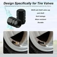 Aluminum Tire Stem Valve Caps Wheel Valve Covers Car Dustproof Tire Cap ...