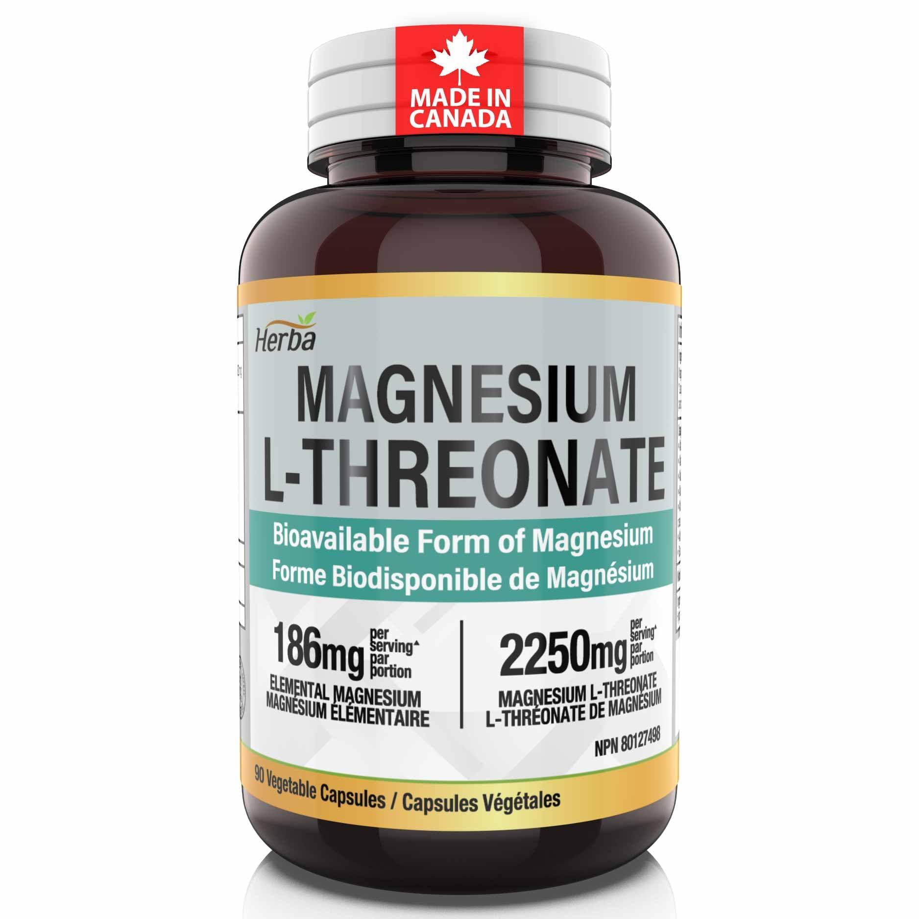 Click here for Herba Magnesium L-Threonate Supplement - 186mg Of... prices