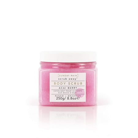 Sunday Rain Body Scrub, Acai Berry Body Scrub, Natural Vegan and ...