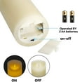 GLAM HOBBY 6pcs Flickering Flameless Wax Candles, Most Realistic LED ...