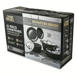 Thyme & Table12-Piece Non-Stick Signature Cookware Set, Pots and Pans ...
