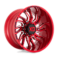 XD Aluminum Rim XD858 TENSION 22X10in Candy Red Milled Finish ...
