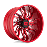 XD Aluminum Rim XD858 TENSION 22X10in Candy Red Milled Finish ...