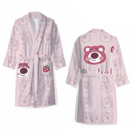 Disney Toy Story Lotso Bathrobe Fashion Women Bathrobe Cute Cartoon ...
