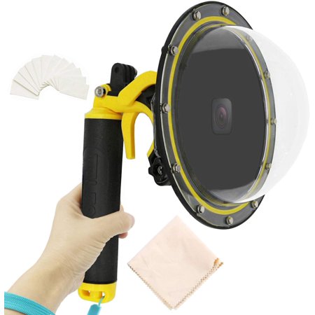 Dyfrio Telesin Dome Lens 6" Dome Port for Gopro Hero 8 Black Action ...