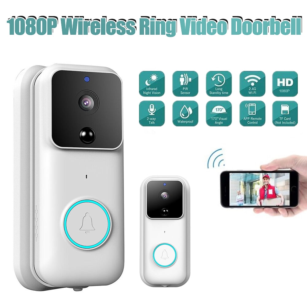 Ring Video Doorbell Camera Wireless WiFi Security Phone Bell Intercom ...