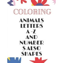 Coloring book for Animals A to Z: A Fun Alphabet Letter & Coloring ...