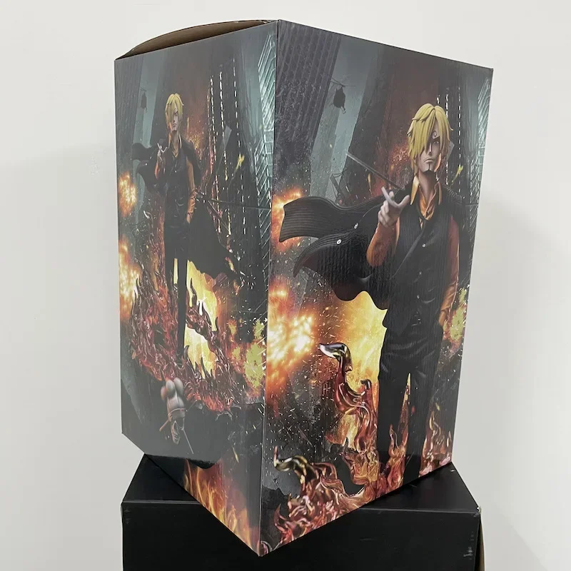 Figura de One Piece de Anime Gk, tres peleas de sangre, Sanji Luffy ...