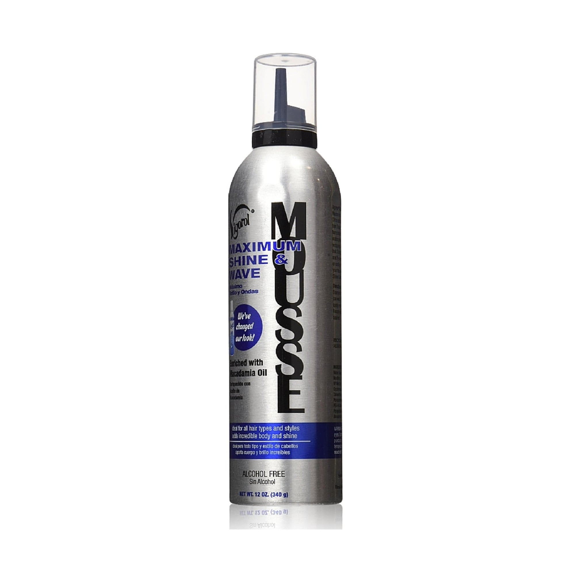 Vigorol Mousse Max Shine 12 Oz.,Pack of 2 - Walmart.com