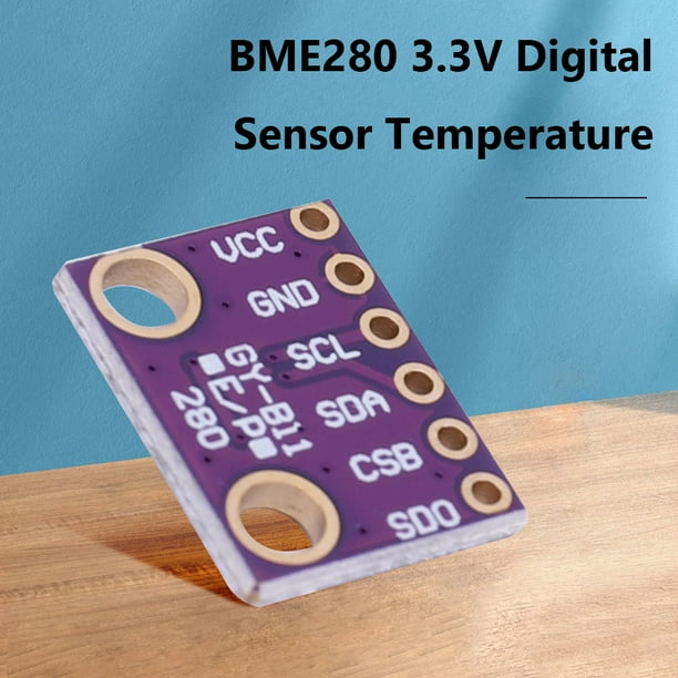 Sensor de presión atmosférica Presión de aire digital GY-BME280-3.3V Sensor Breakout | Walmart ...