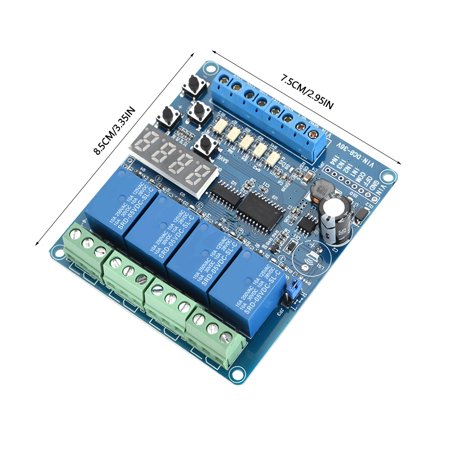 36V Relay Module, With Power Indicator Light Relay Module, DC 8V-36V ...