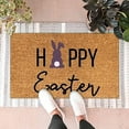 RKSTN Easter Doormat, Anti-Skid Indoor Outdoor Rug, Easter Eggs Rabbit ...