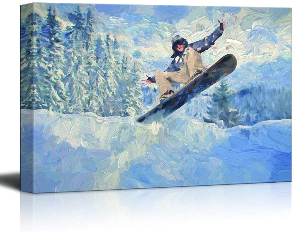 Snowboarding Paintings