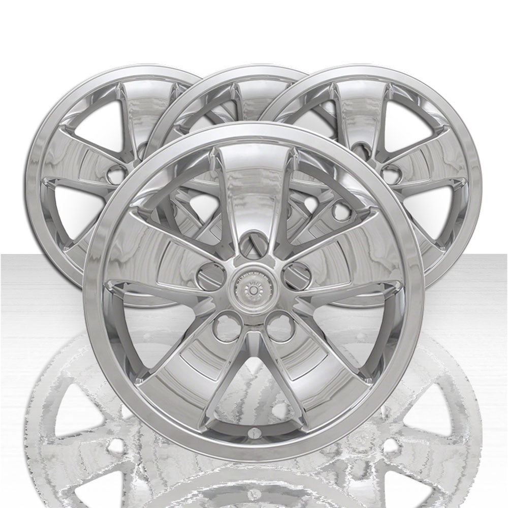 Set of 4 16" 5 Spoke Wheel Skins for 2013-2015 Chevy Malibu LS - Chrome ...