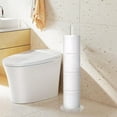 Acrylic Freestanding Toilet Paper Roll Holder, Clear, Modern Style ...