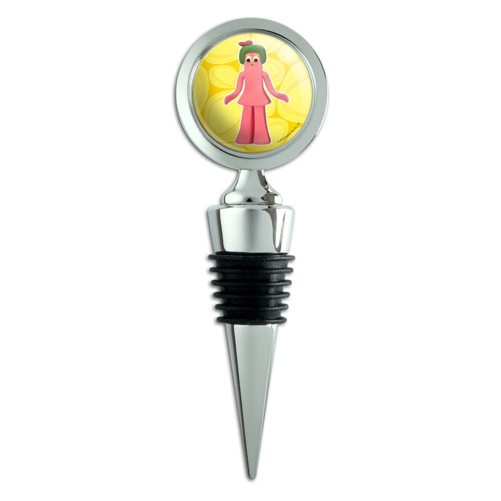 Minga Gumby's Little Sister Clay Art Wine Bottle Stopper - Walmart.com