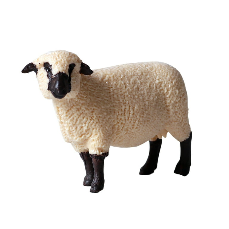Inflatable Sheep Qumonin Realistic Merino Sheep Toy Farm Animal Model ...