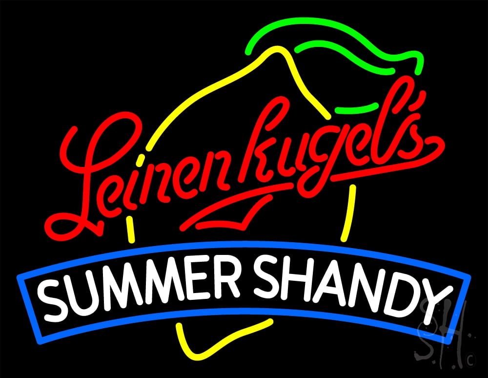 Leinenkugels Summer Shandy LED Neon Sign 15 x 19 - inches, Clear Edge ...