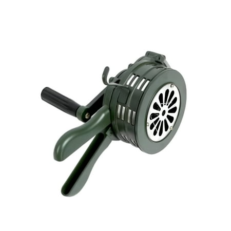 Thinsony Hand Crank Siren Horn Portable 110dB Metal Alarm Emergency ...