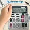Helect Business Standard Function Desktop Calculator - Silver - Walmart.com