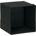 Household Essentials Lip Pull Collapsible Fabric Cubes, 6pk, Black ...