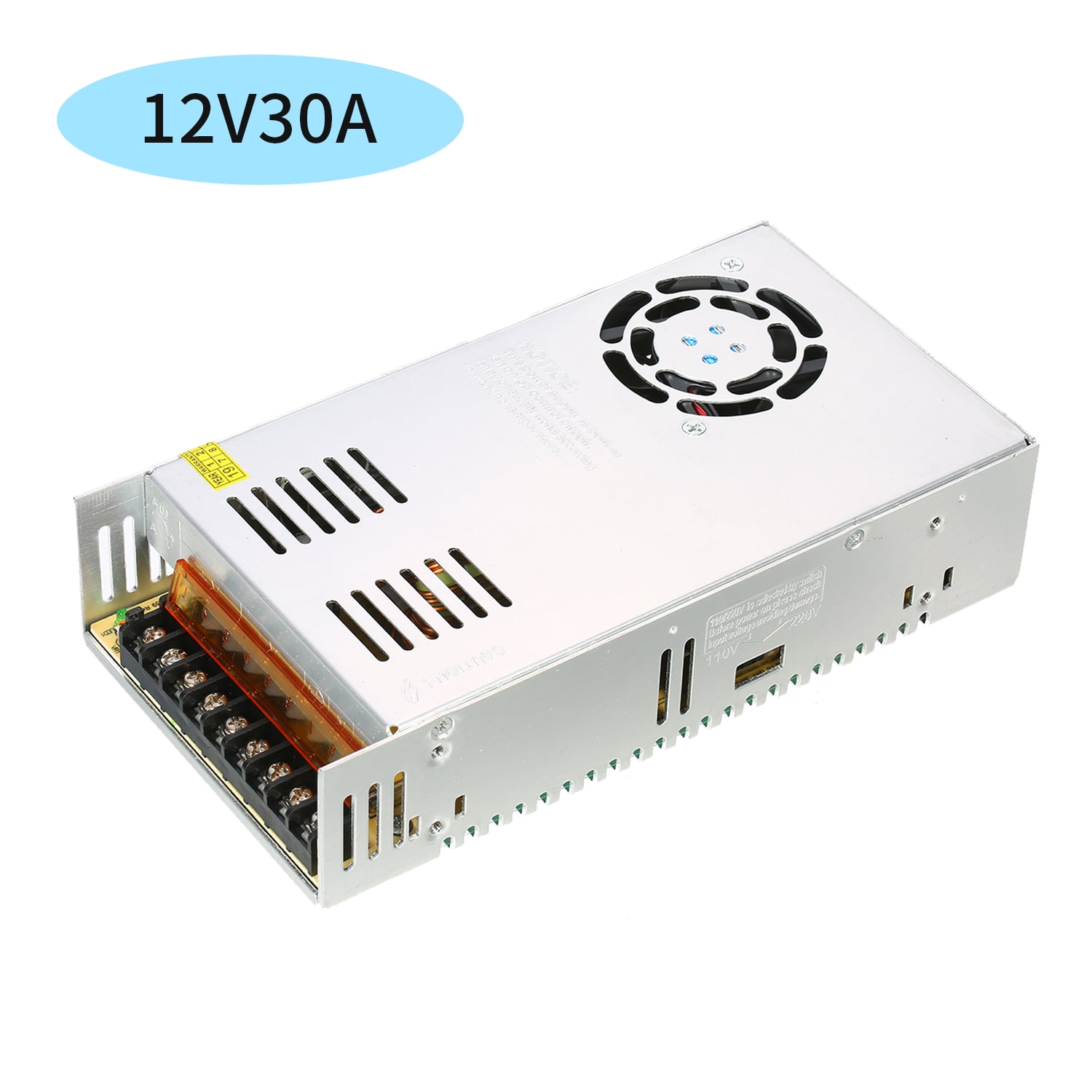 30A DC Universal Regulated Switching Power Supply 30A 360W LED Transfer ...
