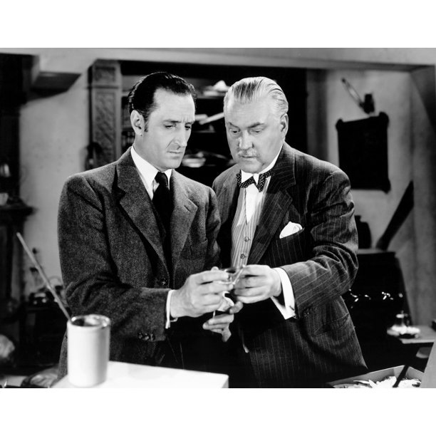 The Pearl Of Death From Left Basil Rathbone Nigel Bruce 1944 Photo ...