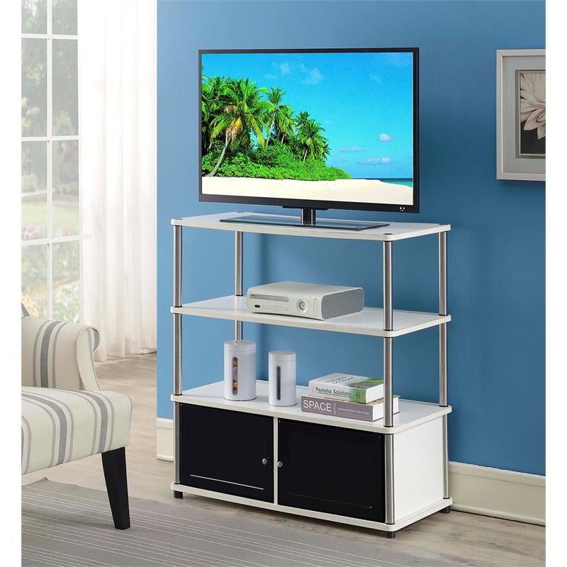 Pemberly Row 43" TV Stand in White - Walmart.com