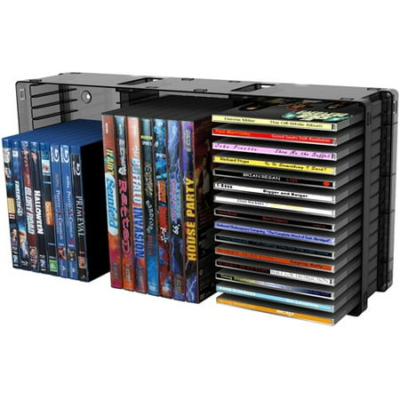 Atlantic Disc Storage Module, 45 CDs/21 DVDs, Black - Walmart.com