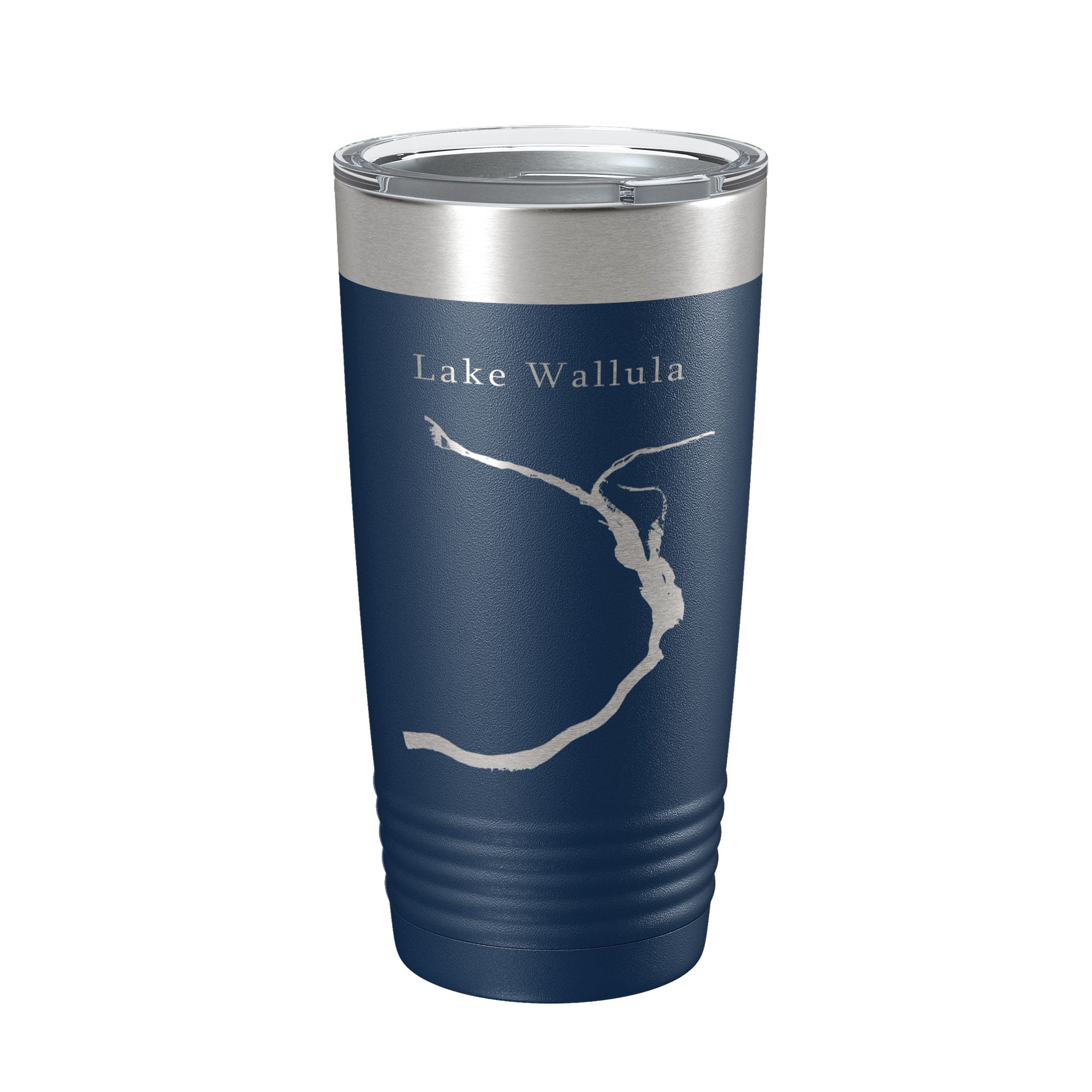 Lake Wallula Map Tumbler Travel Mug Insulated Laser Engraved Coffee Cup ...
