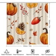 Autumn Harvest Pattern Shower Curtain Bathroom Sets Toilet Lid Rug ...