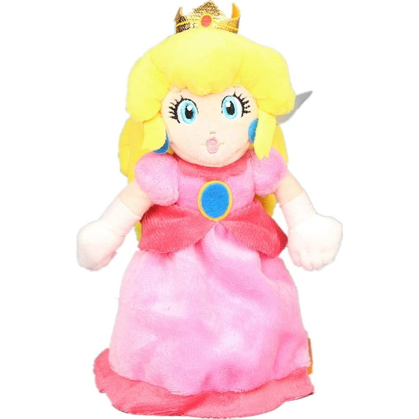 Super Mario Bros. Princess Peach Plush Toy Stuffed Doll 8'' - Walmart.ca