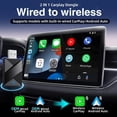 2in 1 Wireless Carplay Para Auto & Android Auto Adapter, Wired to ...