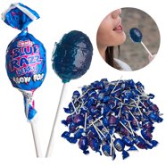 Pop Rocks Candy Dips with Lollipops, Blue Raspberry Flavor: 18 Count ...