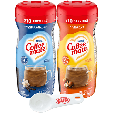 Nestle Coffee Mate, Variety Pack, Powdered Coffee Creamers, 15 oz Each ...