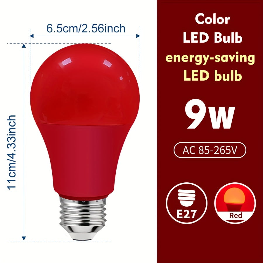 Click here for Qjuhung A19 Led Colored Light Bulbs 9watts (60w Eq... prices
