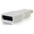 MINI DISPLAYPORT™ MALE TO DISPLAYPORT™ FEMALE ADAPTER - WHITE - Walmart.com