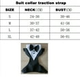 New Pet Leash Breakaway Dog Suit One Chest Harness Tuxedo Set Includes ...
