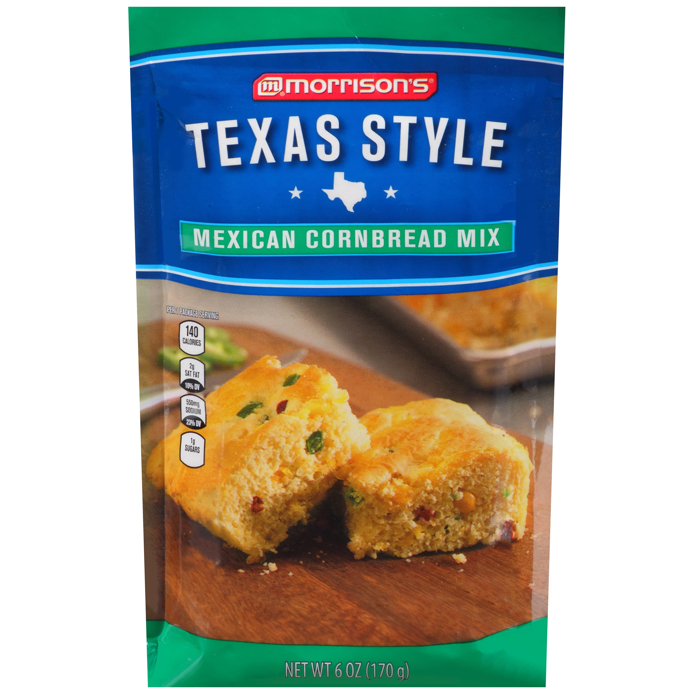 Morrison's® Texas Style Mexican Cornbread Mix 6 oz. Pouch - Walmart.com