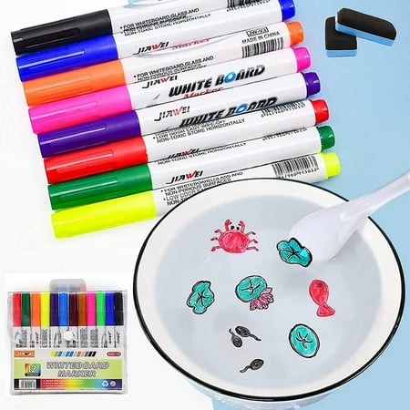 Magical Water Painting Pen, Magic Doodle Drawing Pens 4/8/12pcs Colors ...