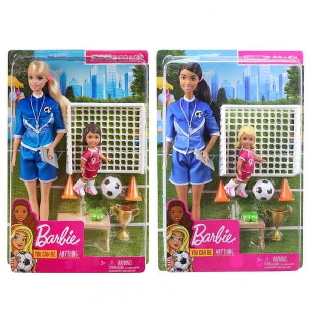 Mattel MTTGLM53 Barbie-Soccer Coach Toys Assortment - 2 Piece - Walmart.ca