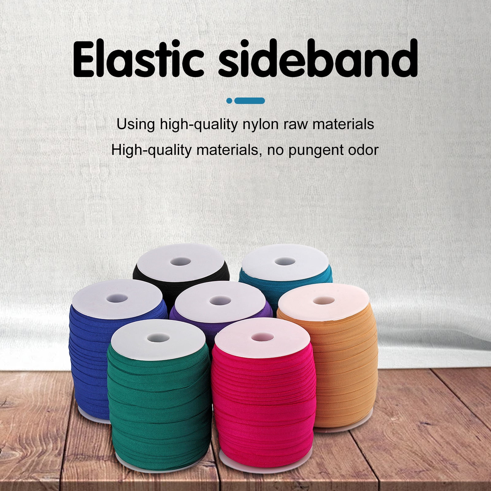 Hesroicy 15mm Bias Tape Elastic Good Flexibility 100m High Elongation ...
