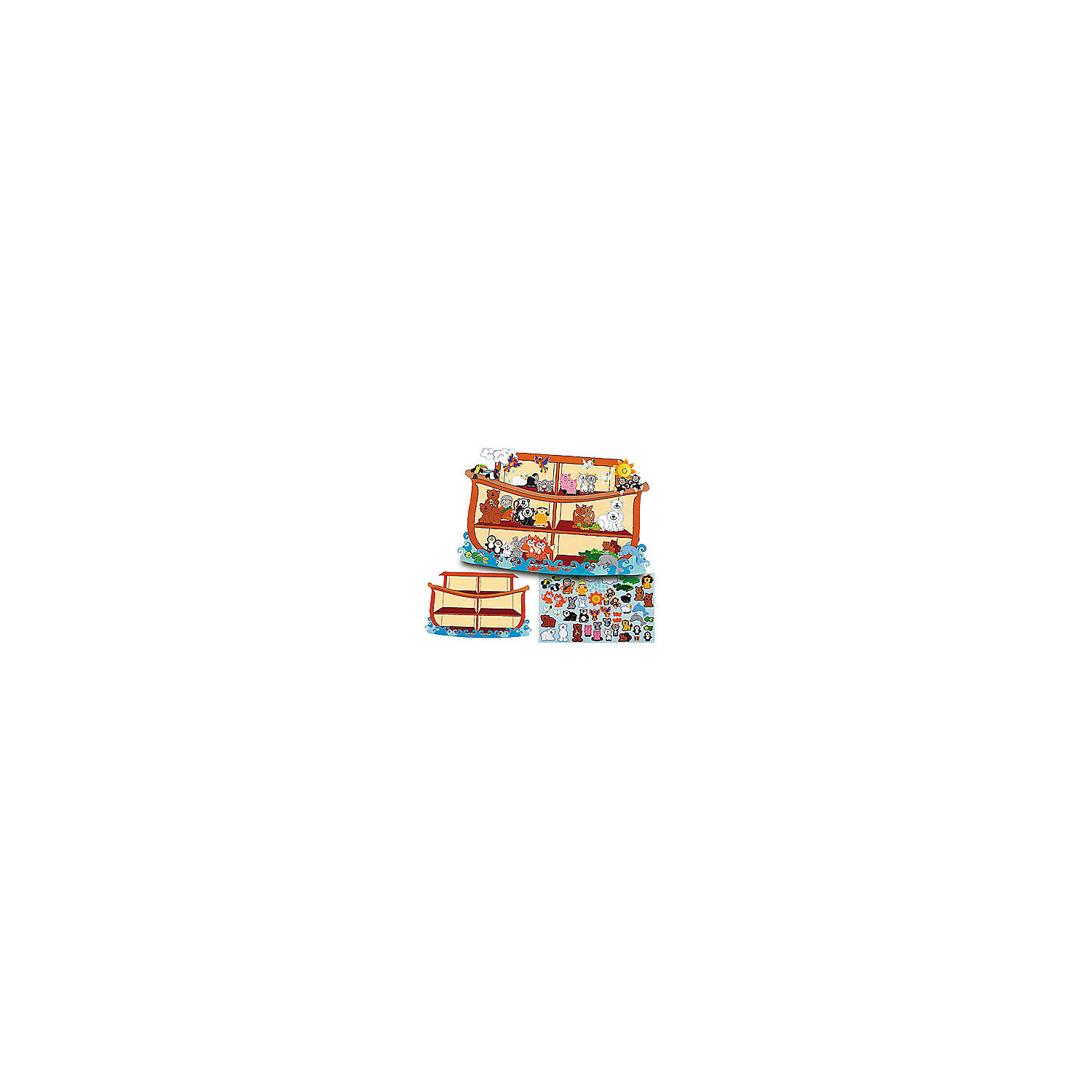 Giant Noah'S Ark Shaped Sticker Scene - Stationery - 12 Pieces ...