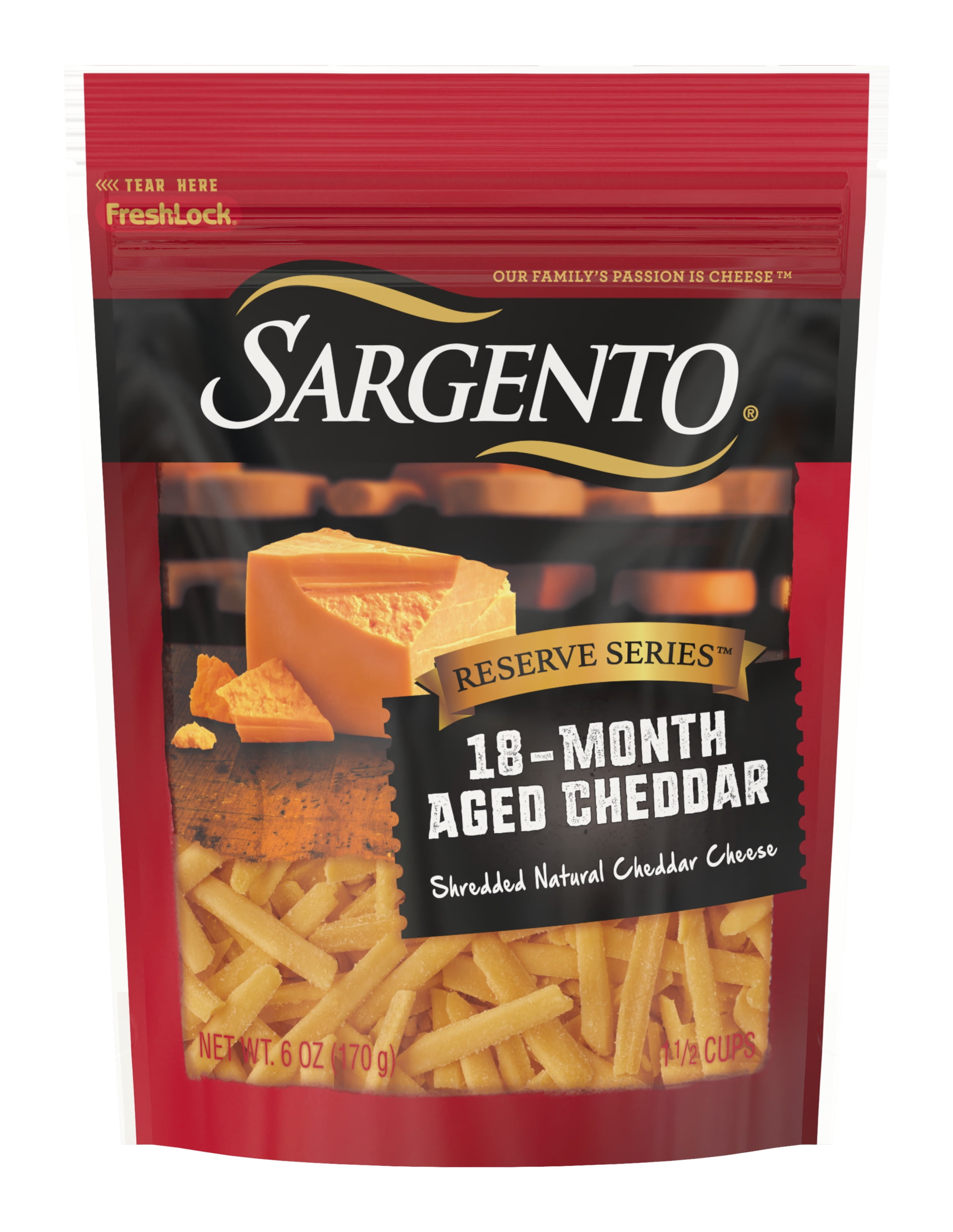 Sargento® Reserve Series™ Shredded 18-Month Aged Natural Cheddar Cheese ...