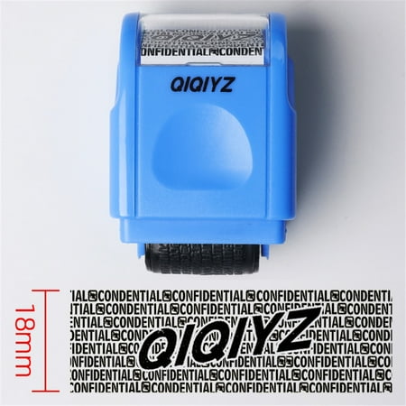 Roller Stamp ID Protection Confidential Guard Information Data ...