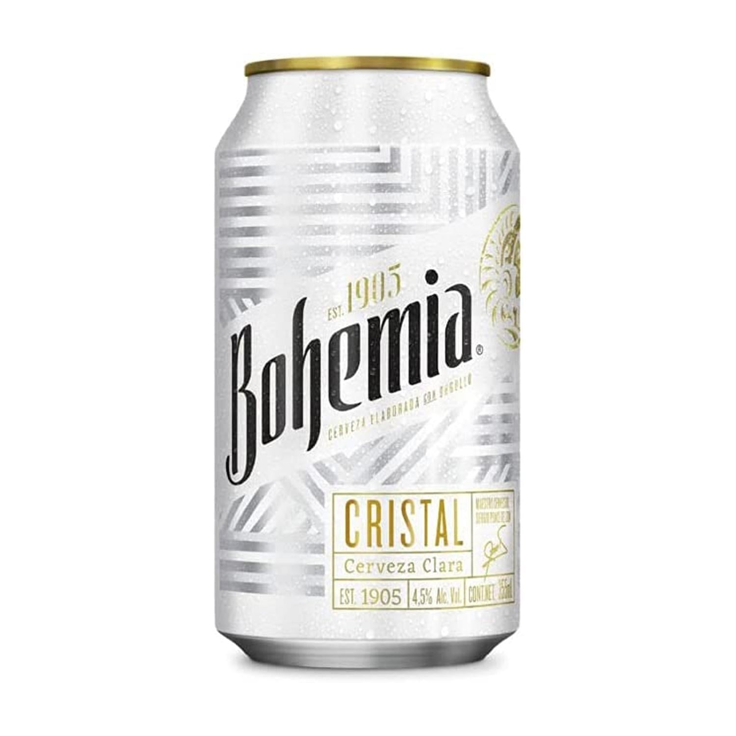 Pack de 24 Cerveza Bohemia Cristal Lata 355 ml Bohemia | Walmart en línea