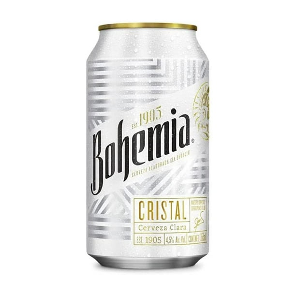 Pack de 24 Cerveza Bohemia Cristal Lata 355 ml Bohemia | Walmart en línea