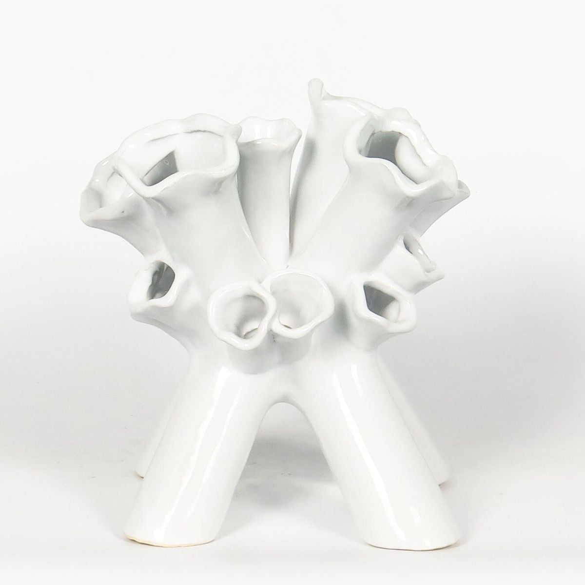 White Modern Art Look Vase - Walmart.com